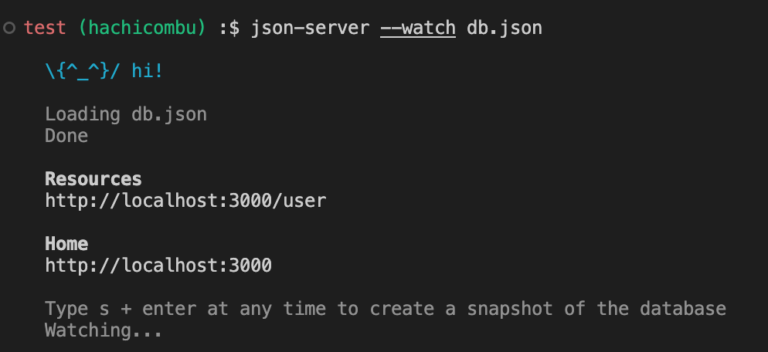 JSON Serverを使ってAPI通信テストをしてみました | プログラミングめもめも